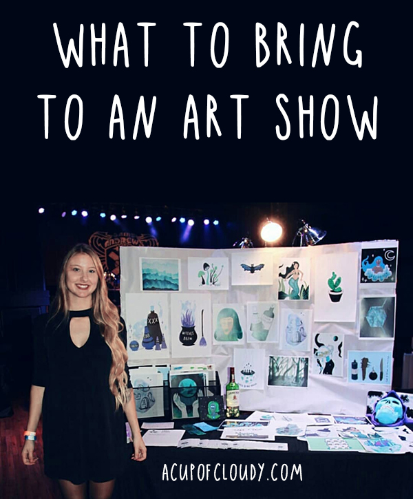 What to bring to an art show: a vendor's supply guide - A Cup of Cloudy