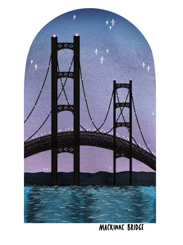 Mackinac Bridge print - A Cup of Cloudy